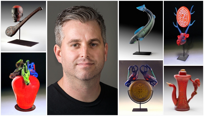 Glass artist Eoin Breadon gives demonstration at UNK March 14 – UNK NEWS