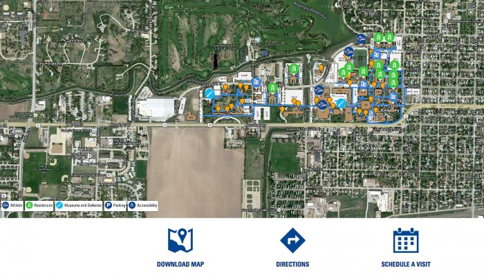 LIVE NOW: New interactive campus map – UNK NEWS