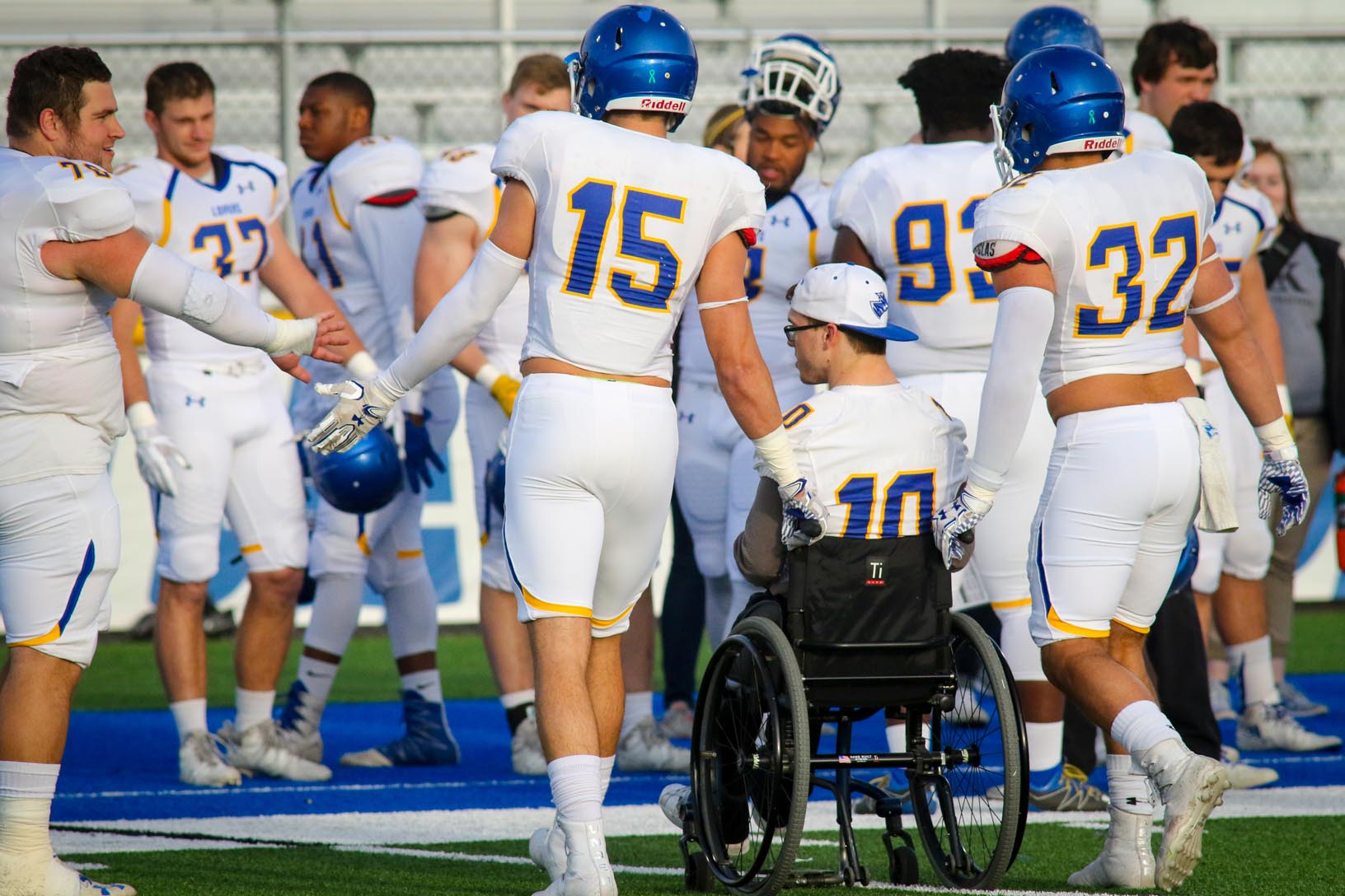 Born with cerebral palsy, Andrew Dubowsky embraced by UNK athletes he ...