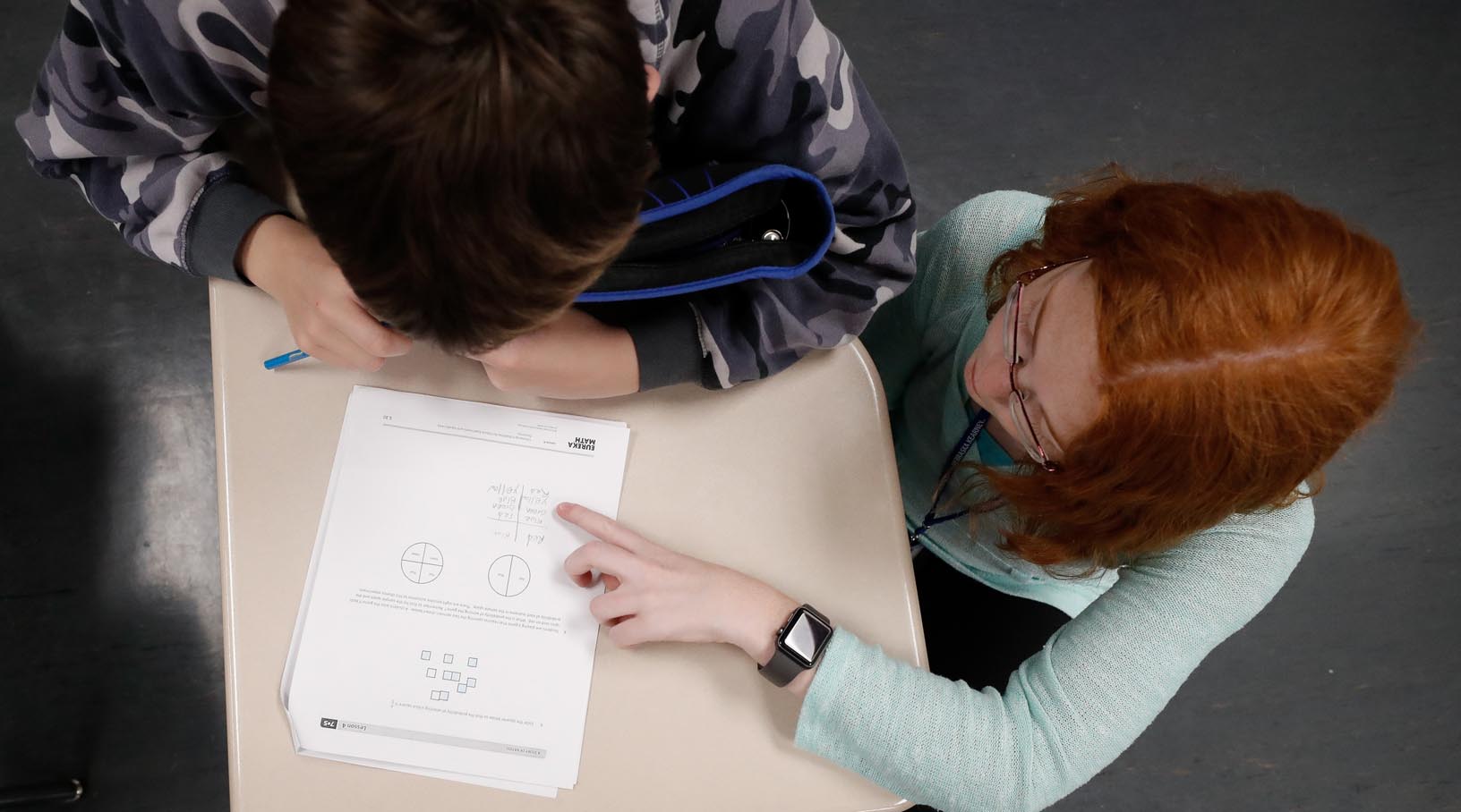 CLASSROOM COLLABORATION: UNK math students tutor at Horizon Middle ...