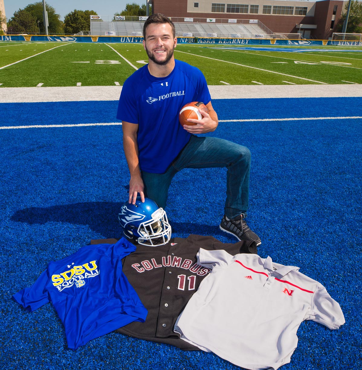 Long road led to UNK football team for Blake Bubak – UNK NEWS