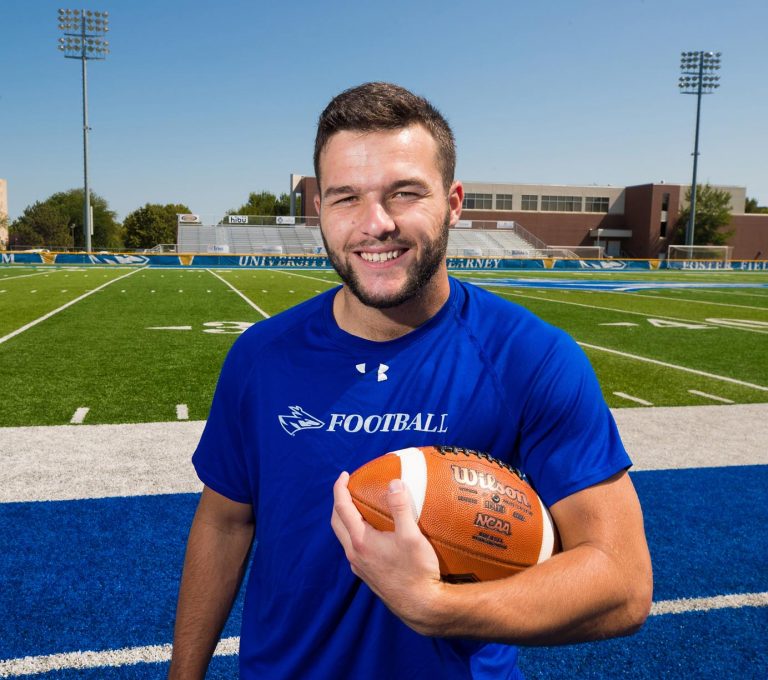 Long road led to UNK football team for Blake Bubak – UNK NEWS