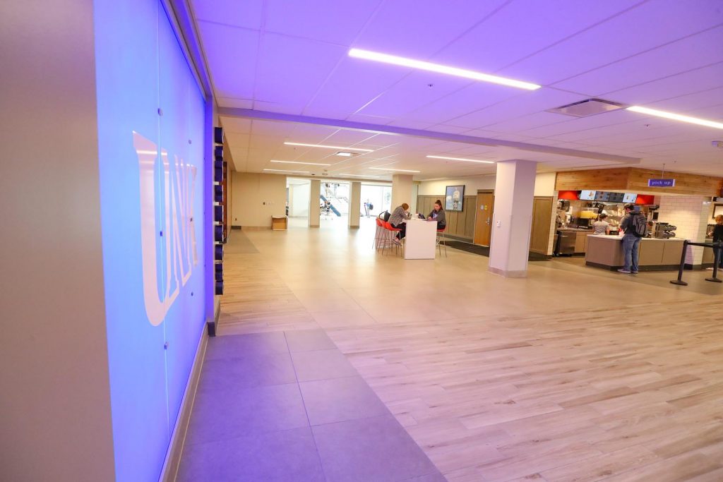 UNK student union nears completion; Video wall technology coming soon ...