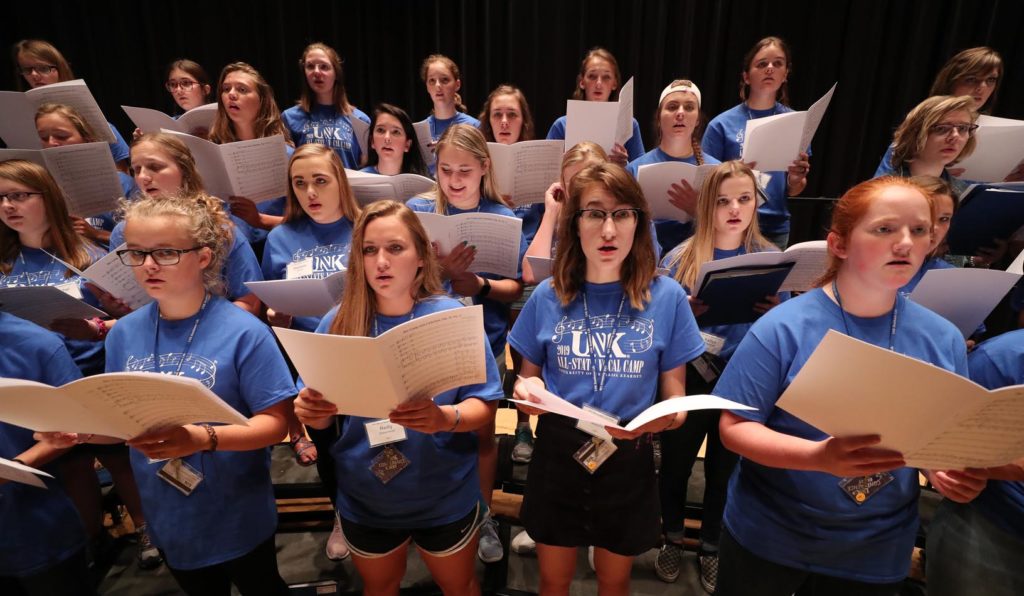PHOTO GALLERY: UNK hosts All-State Vocal Camp for 91 high school ...