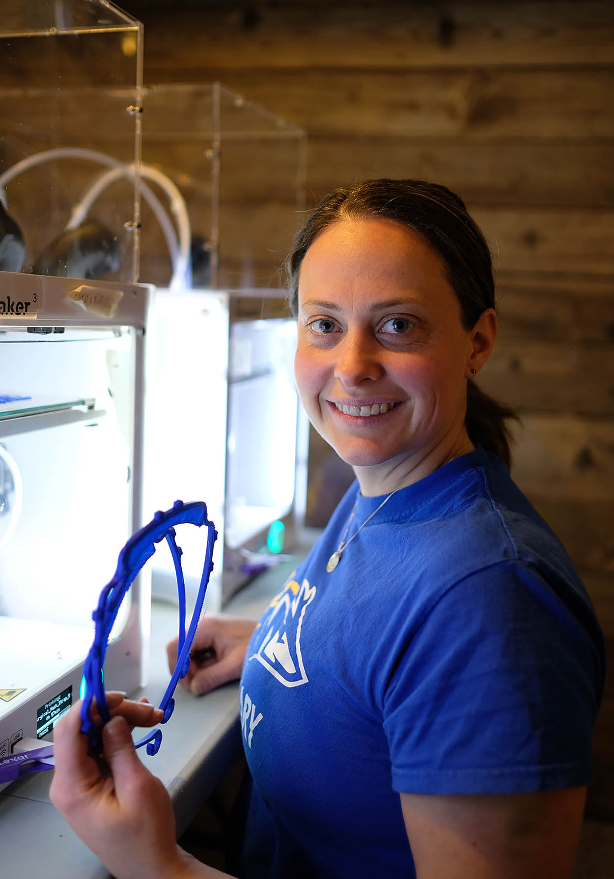 Helping hands: UNK faculty making much-needed medical supplies – UNK NEWS