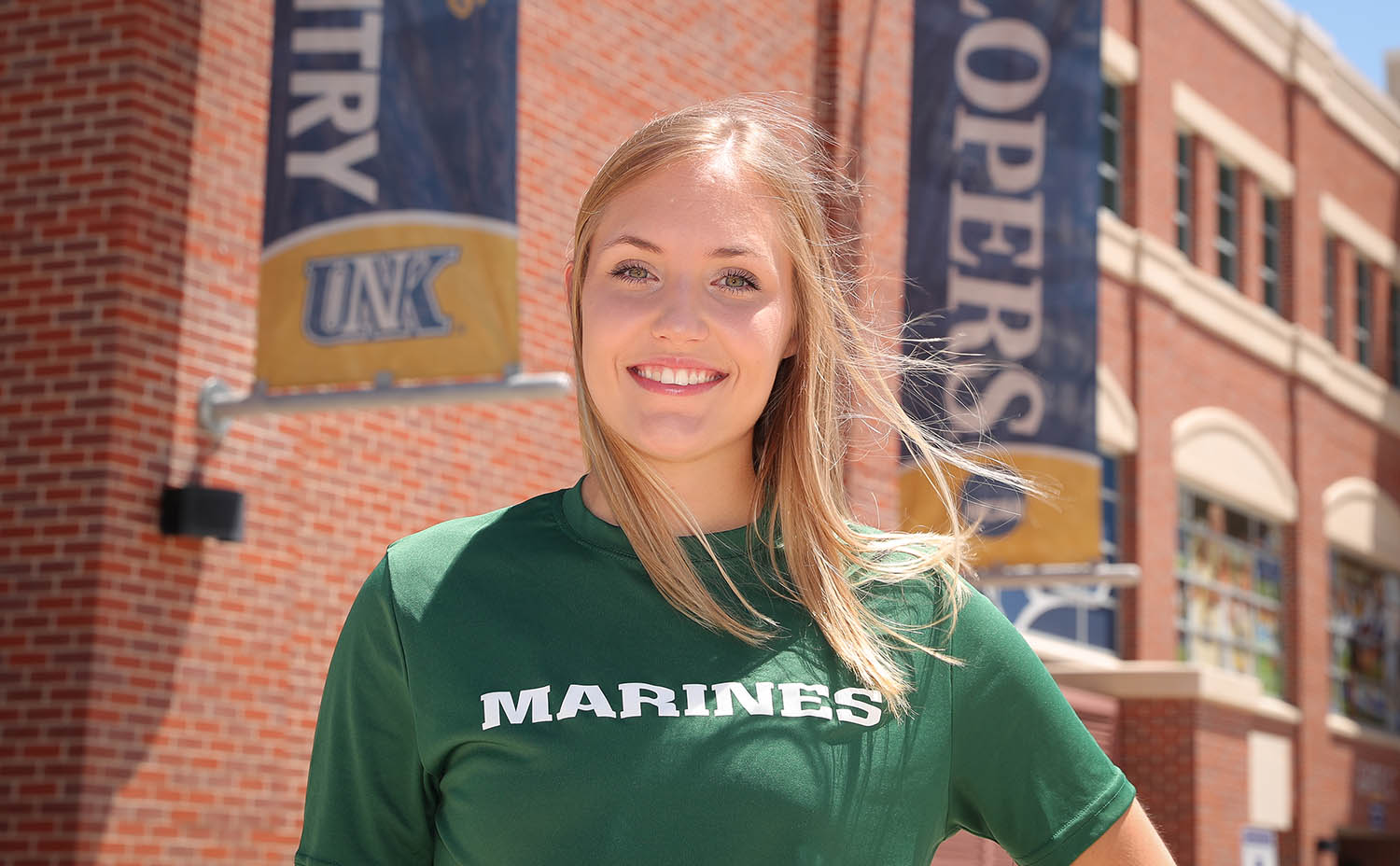 Ooh-rah! – UNK cheerleader training to be Marine Corps officer – UNK NEWS