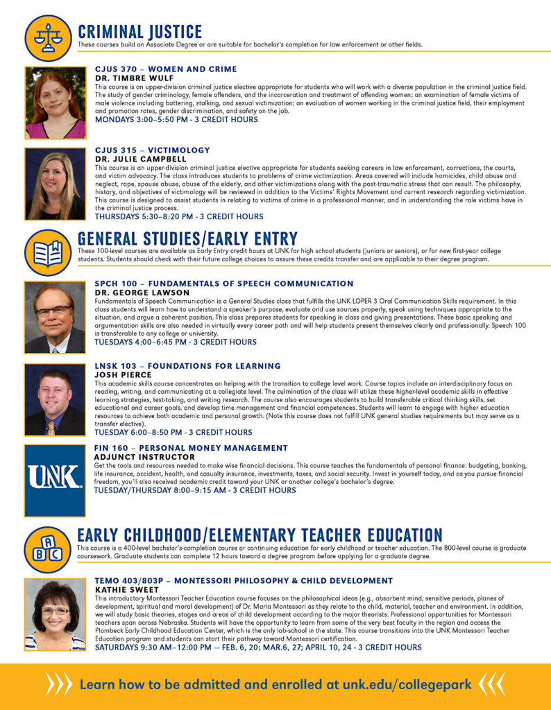 Enrollment opens for six UNK classes in Grand Island – UNK NEWS