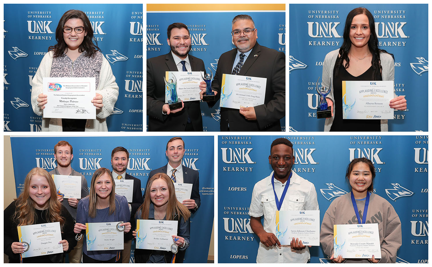 Applauding Excellence awards presented to outstanding UNK students, organizations – UNK NEWS