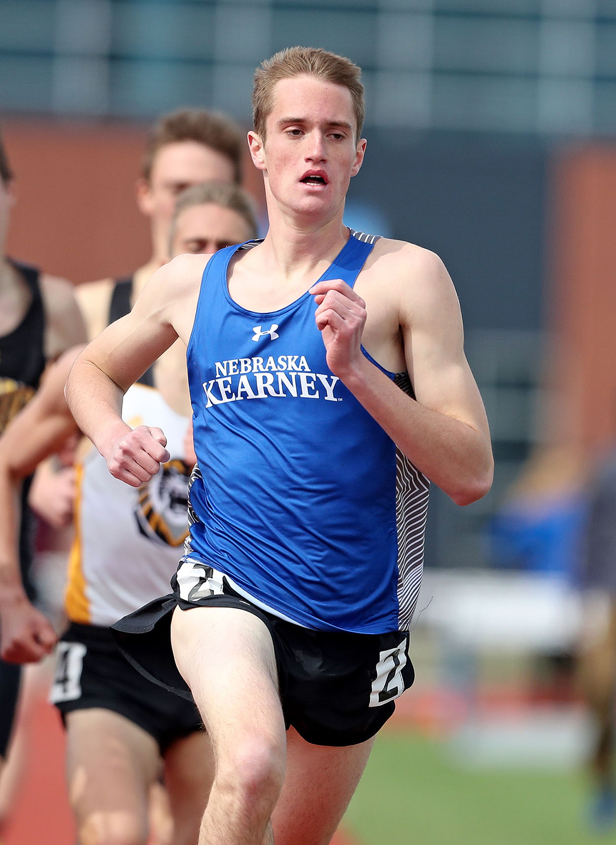 UNK runner Luke Stuckey pushes himself on the course, in the classroom ...