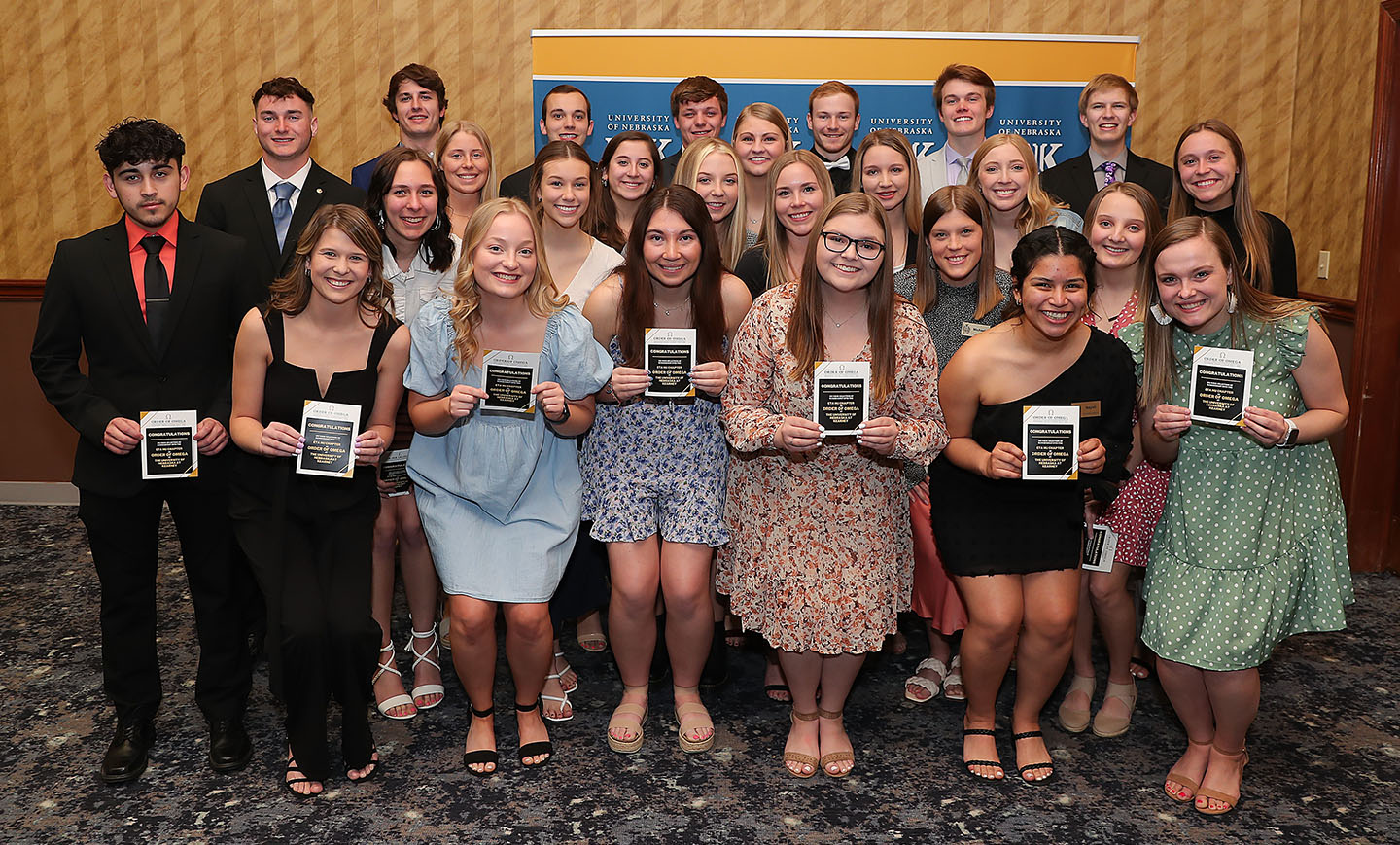 Order of Omega honor society selects 27 new members – UNK NEWS