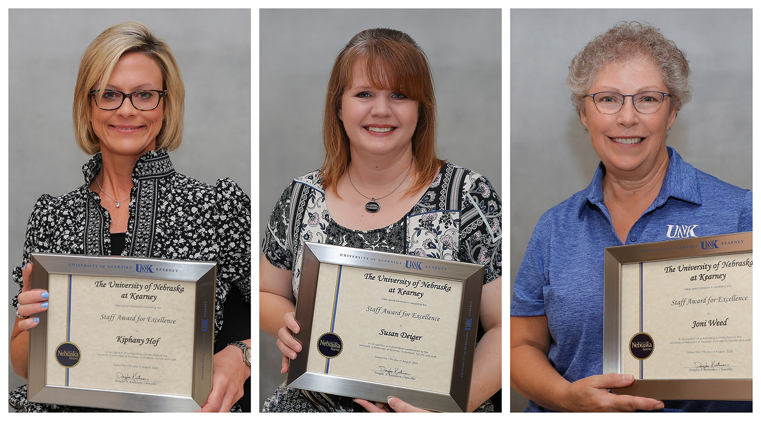 UNK staff members recognized for outstanding service – UNK NEWS