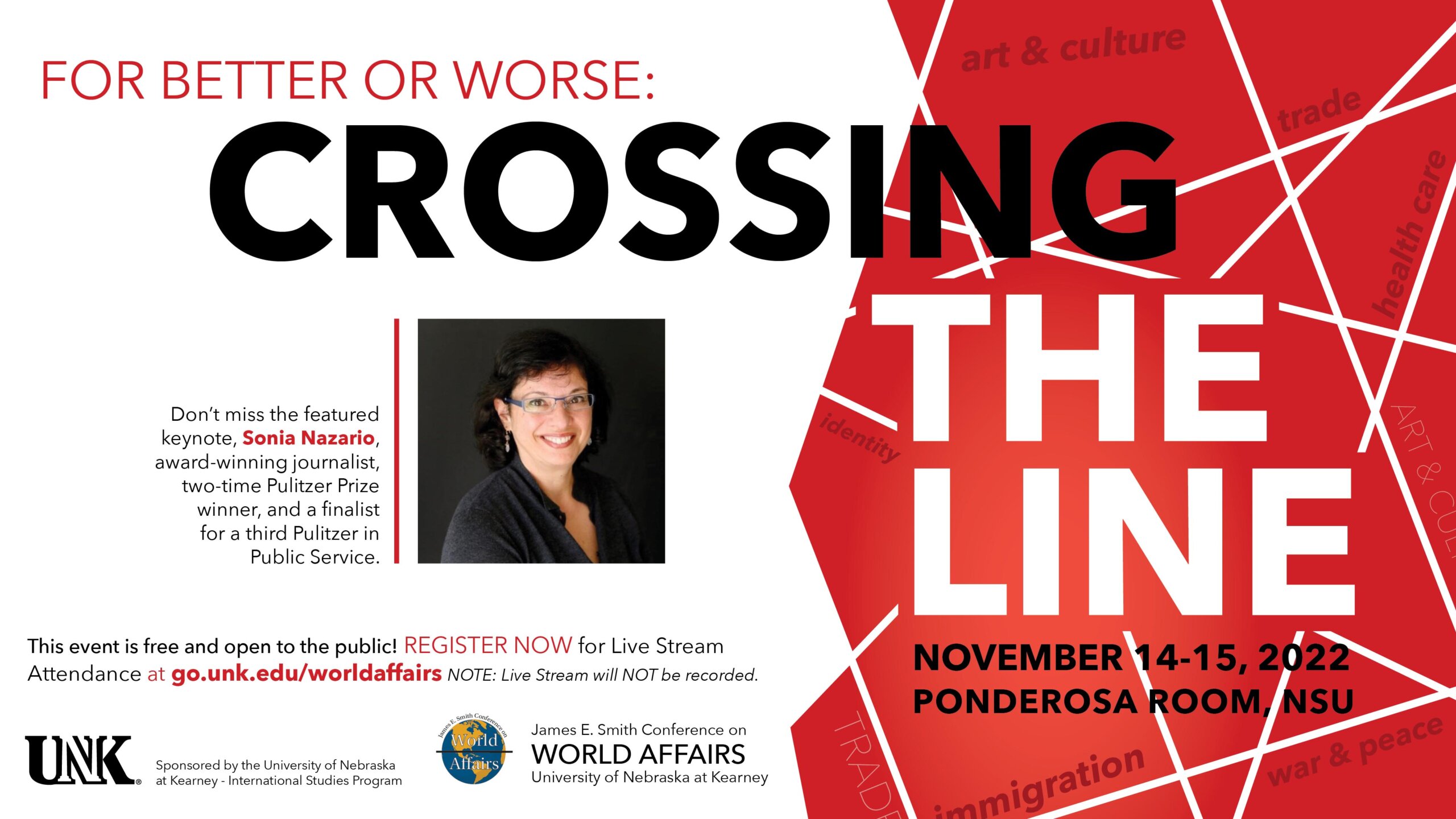 UNK World Affairs Conference brings global issues to Nebraska; Pulitzer ...