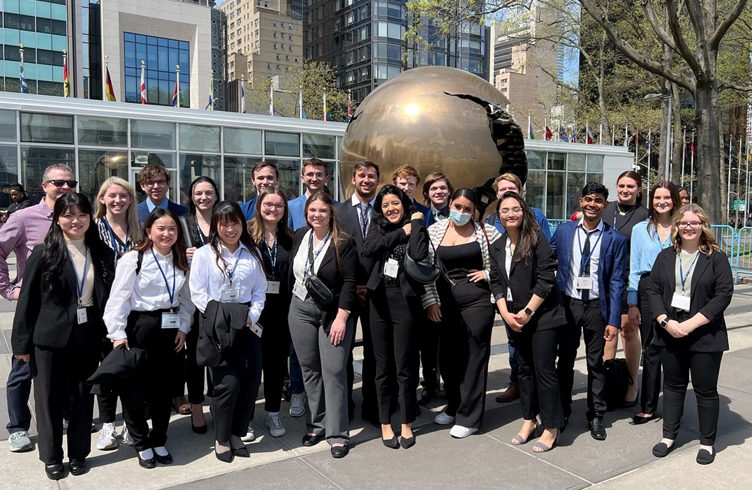 Model United Nations program connects UNK students with people, places ...