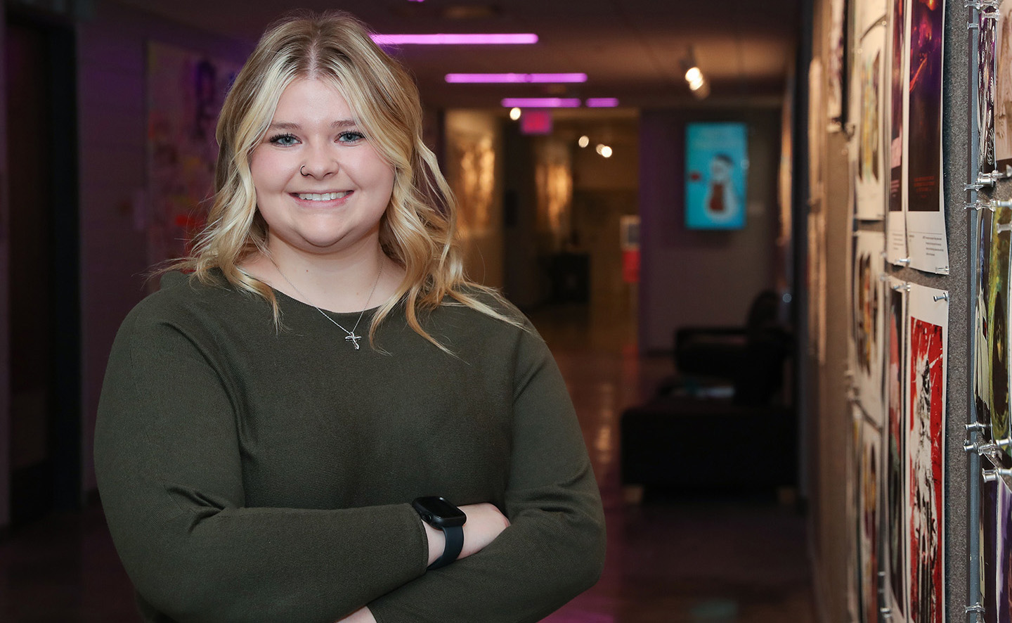 ‘Time to Gogh Teach’: UNK graduate Amanda Francescato embraces art ...