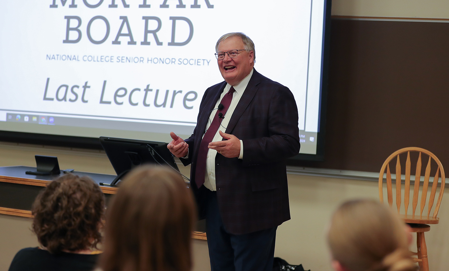 Chancellor Doug Kristensen delivers his ‘Last Lecture’ – UNK NEWS