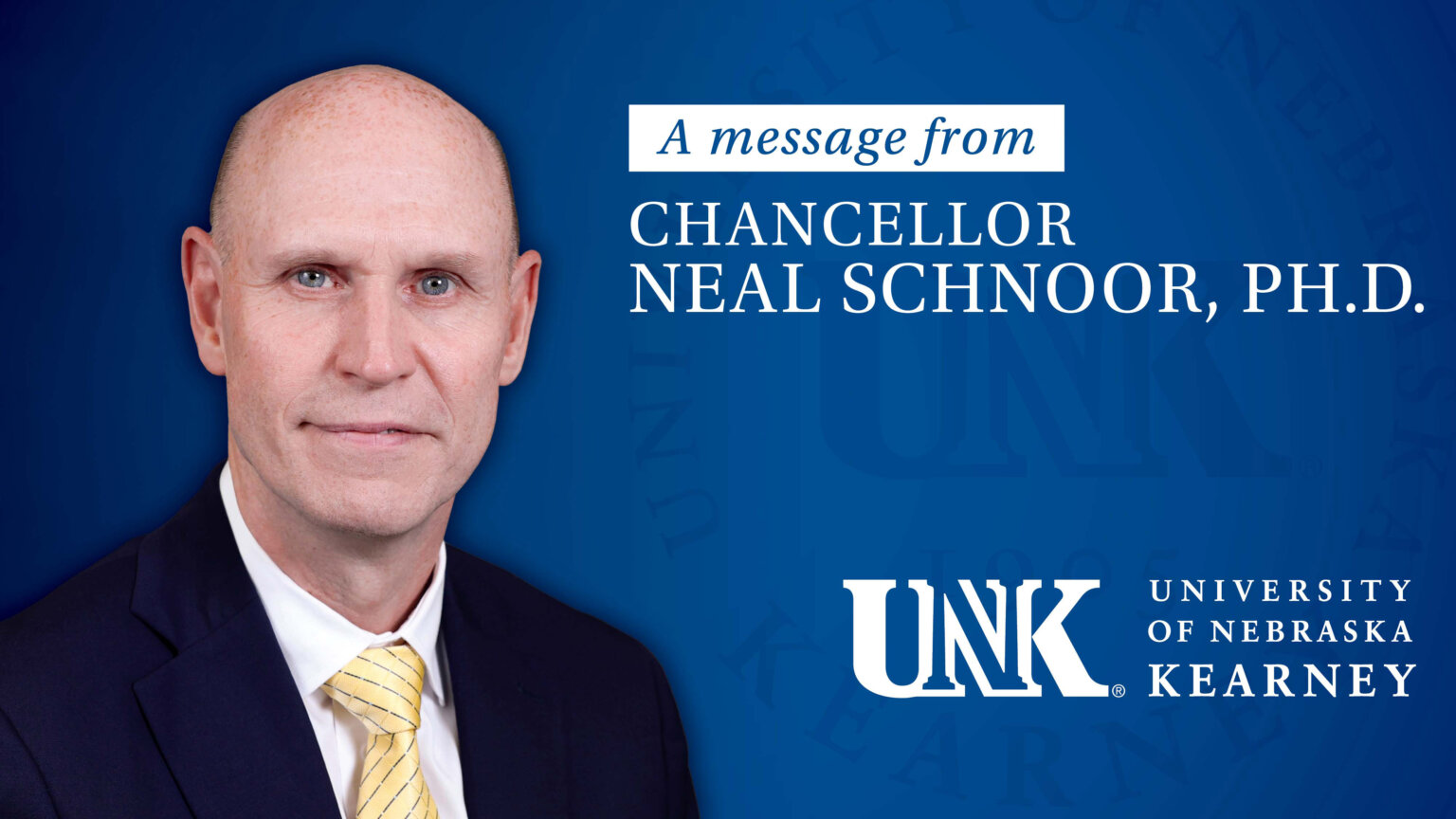 Chancellor Neal Schnoor shares message on UNK budget – UNK NEWS