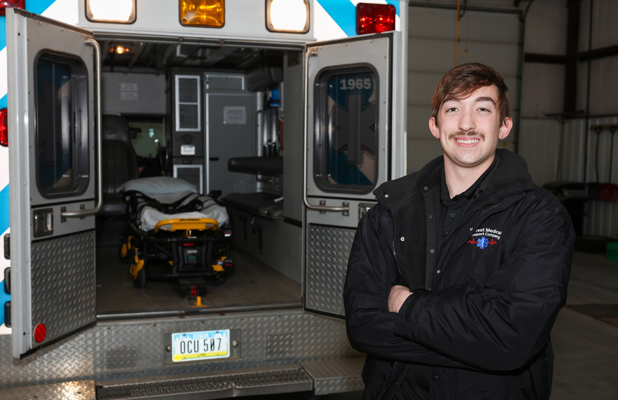 UNK junior Carter Moss is an EMT, biomedical researcher and future ...
